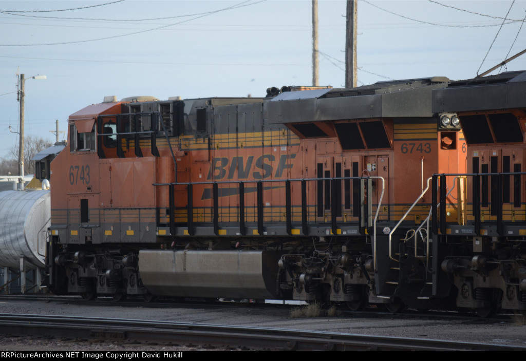 BNSF Engine 6743, Des Moines IA